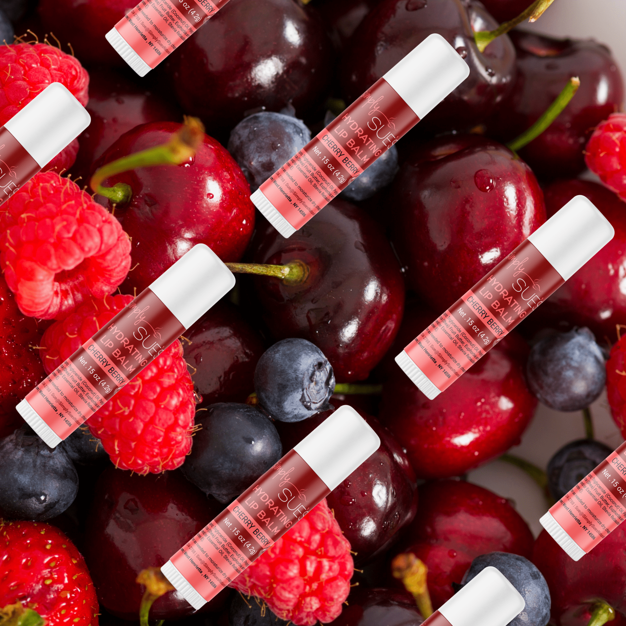 Best Lip Moisturizer | Cherry Berry Lip Balm | Chapped Lips – Simply ...